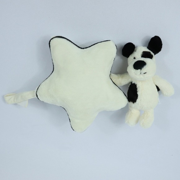 Jellycat | Toys | Jellycat Baby Bashful Black Cream Puppy Dog Musical ...